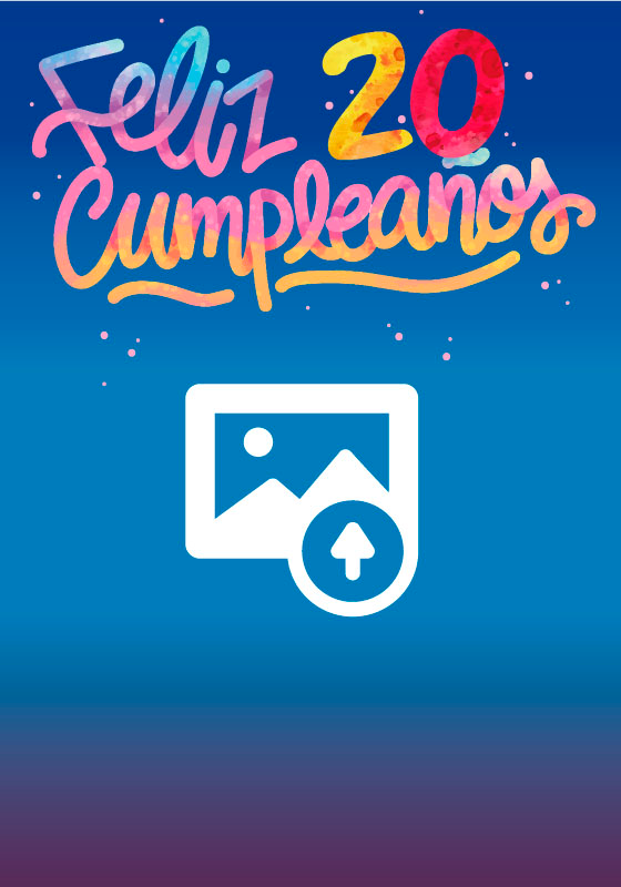 Poster personalizado feliz cumpleaños