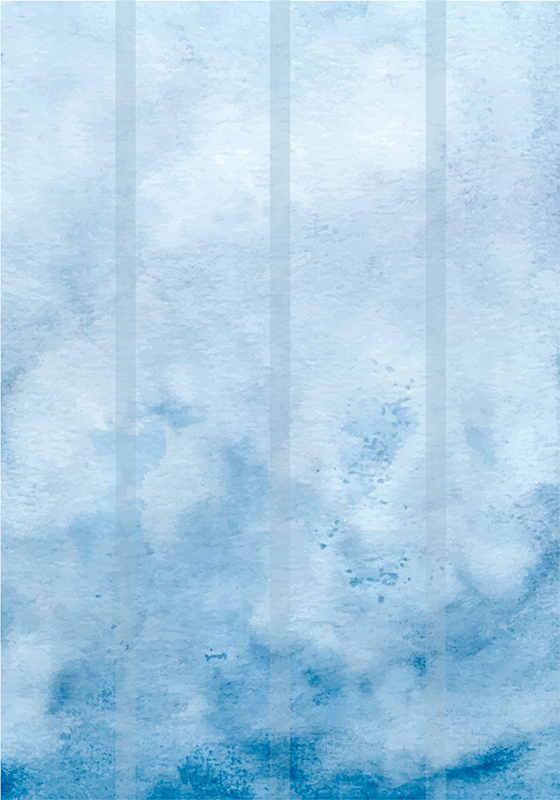 Blue paint abstract wall decor - TenStickers