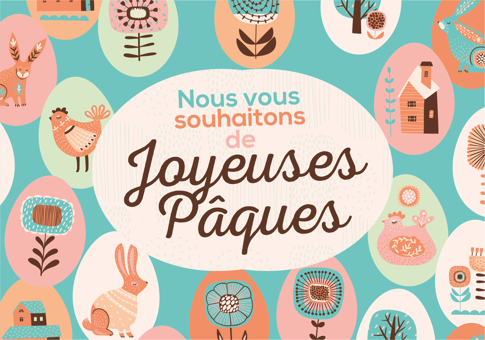 Affiche événement Joyeuses Pâques - TenStickers