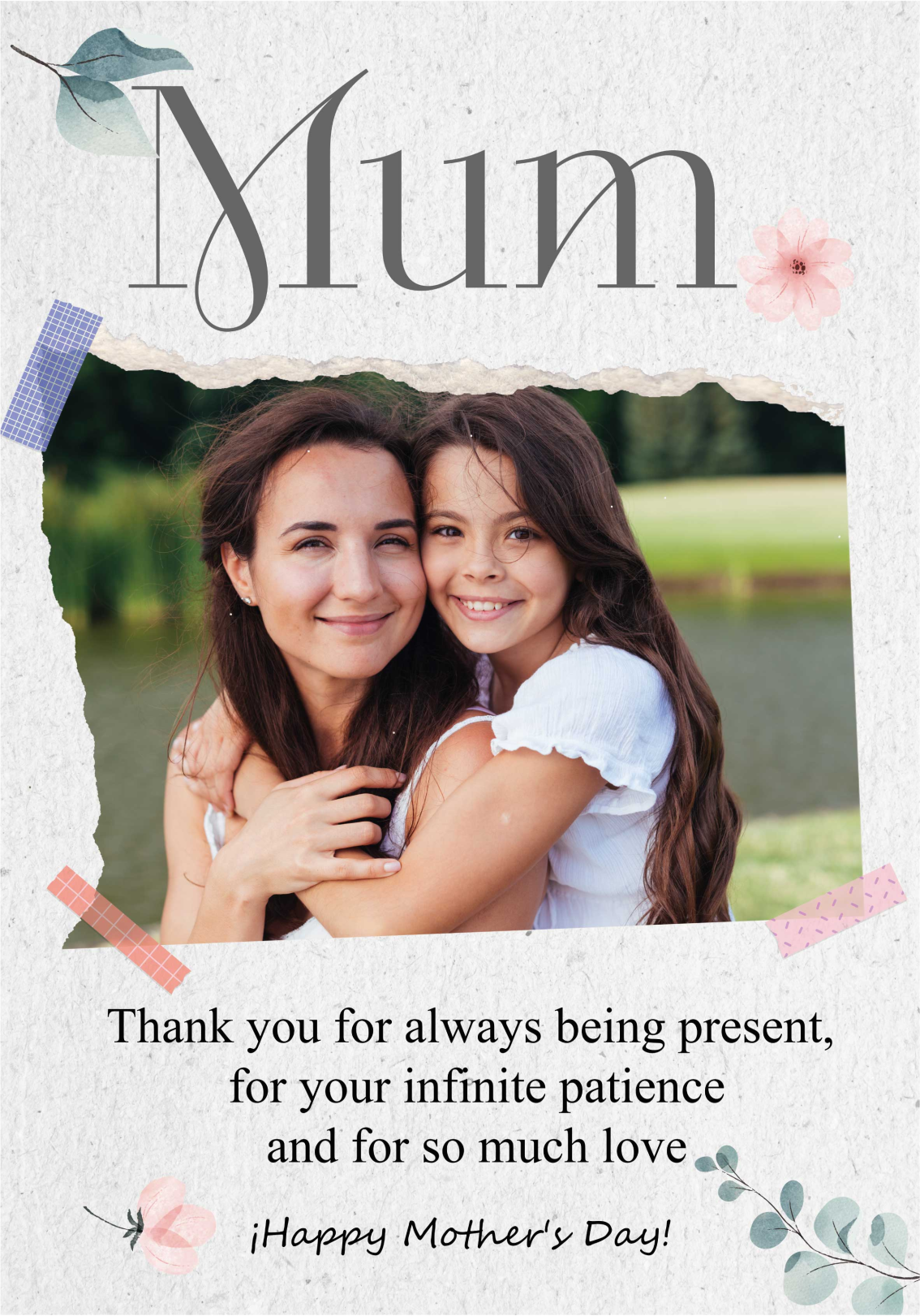 Mum living room poster