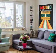 Music quote poster - TenStickers