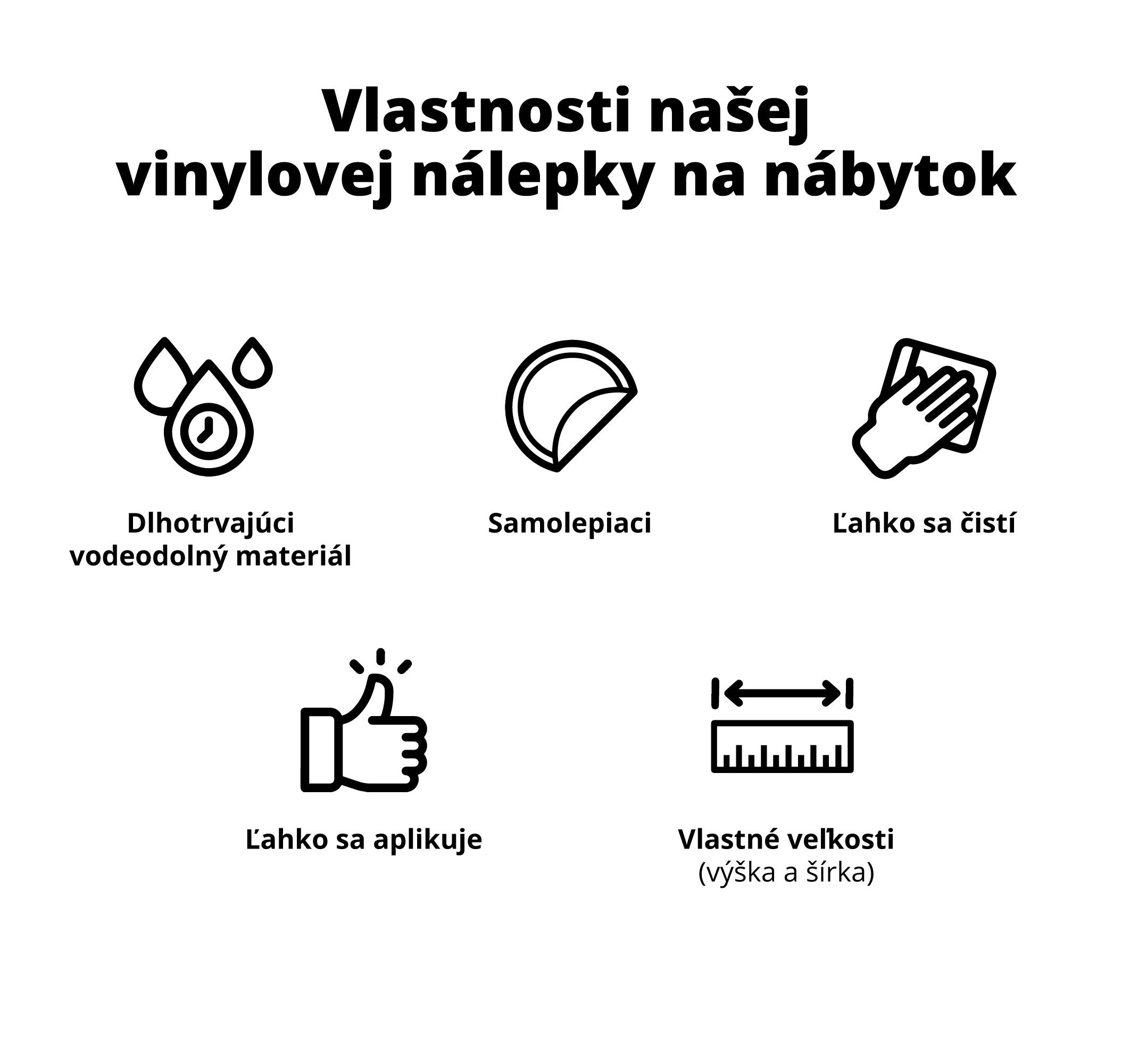 Nálepky na nábytok elegantný geometrický vzor