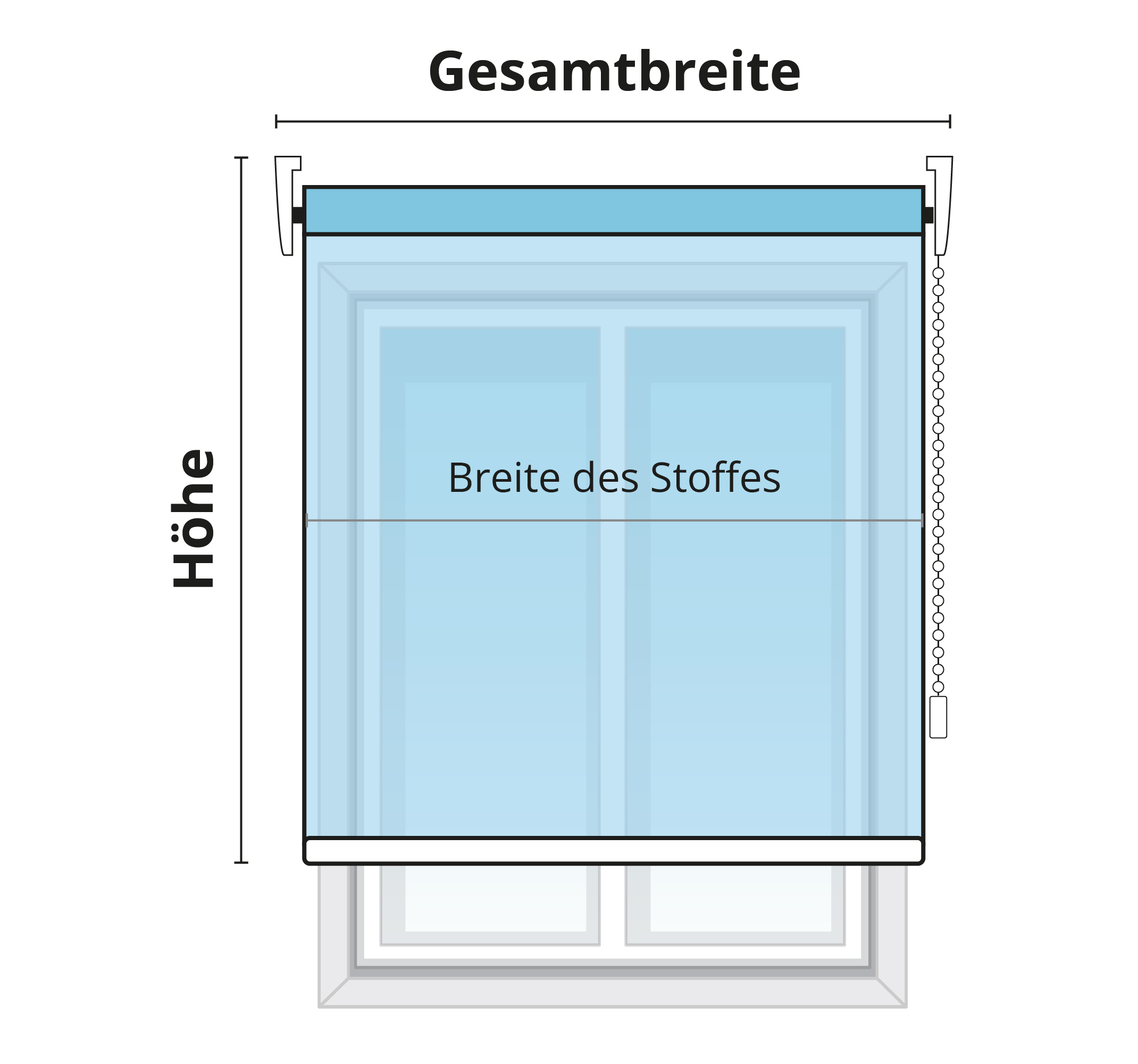 Fenster Rollo Modern collage aus geometrischen formen