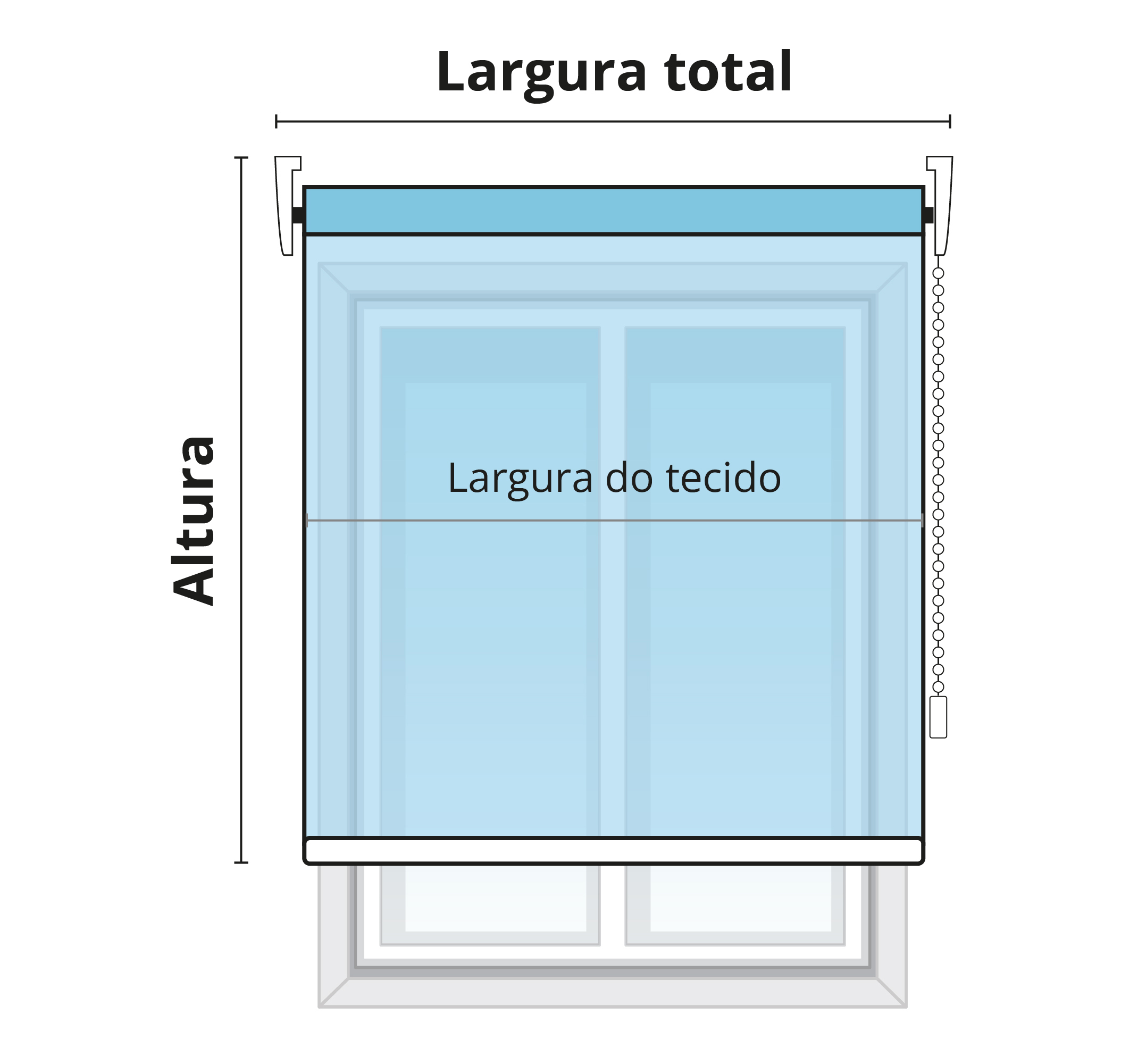 Estore de rolo modernos padrão de triângulo cinza