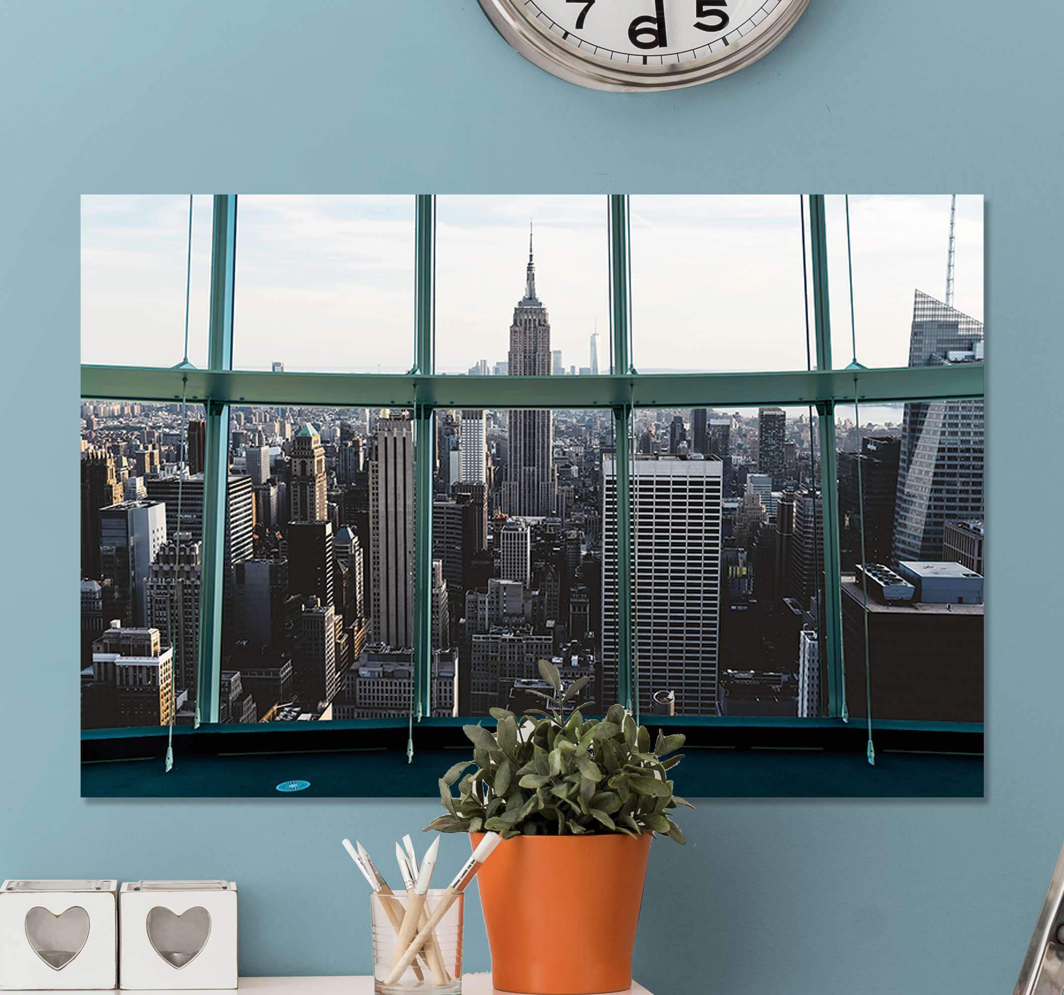 Manhattan Window View