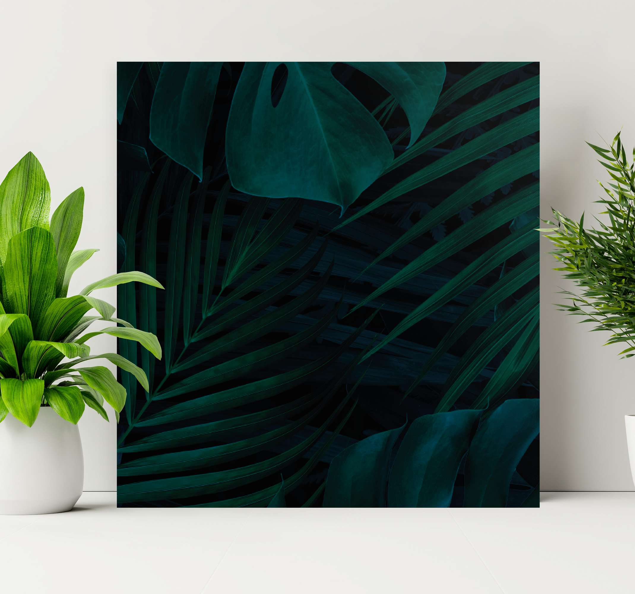 Gozdni listi in rastline rastlinski stenski odtisi - TenStickers