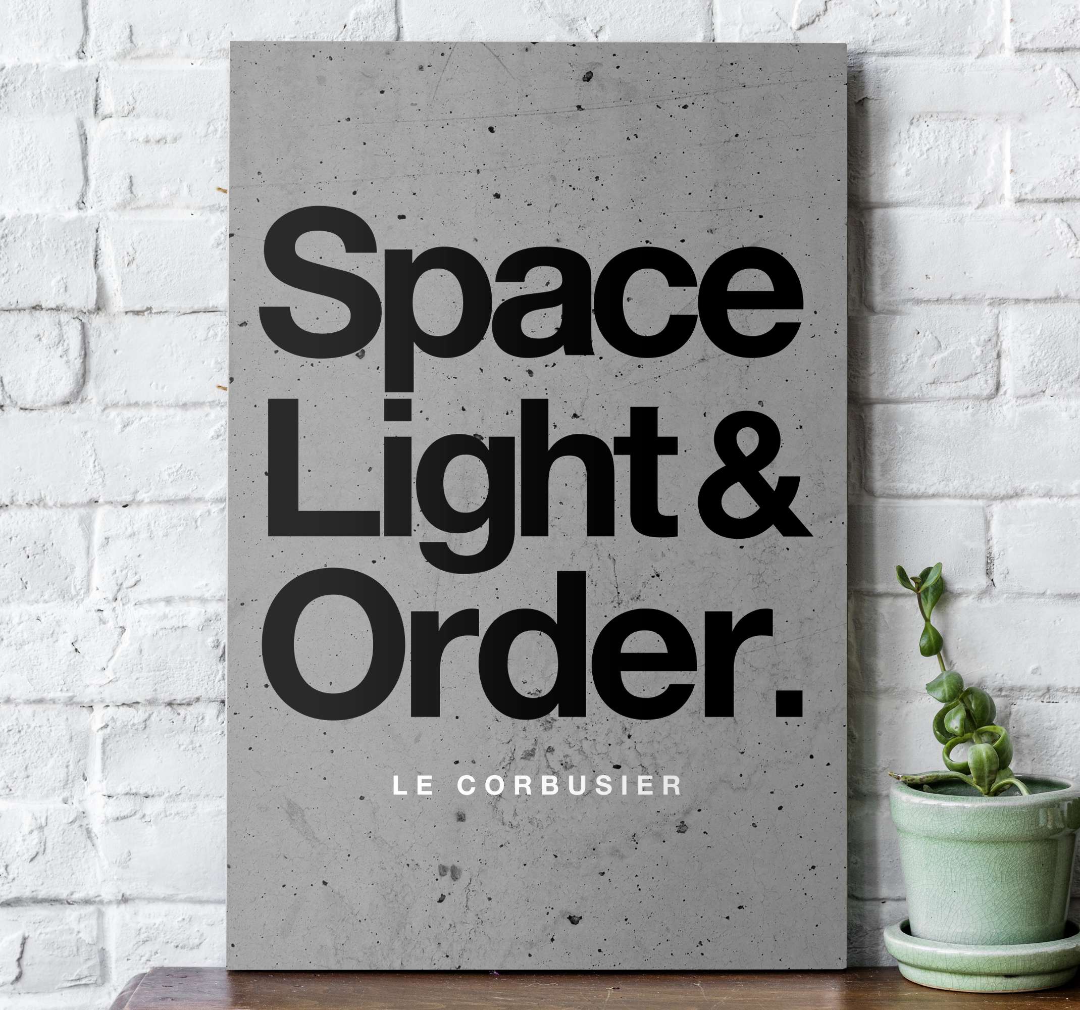 Minimalist Le Corbusier canvas - TenStickers