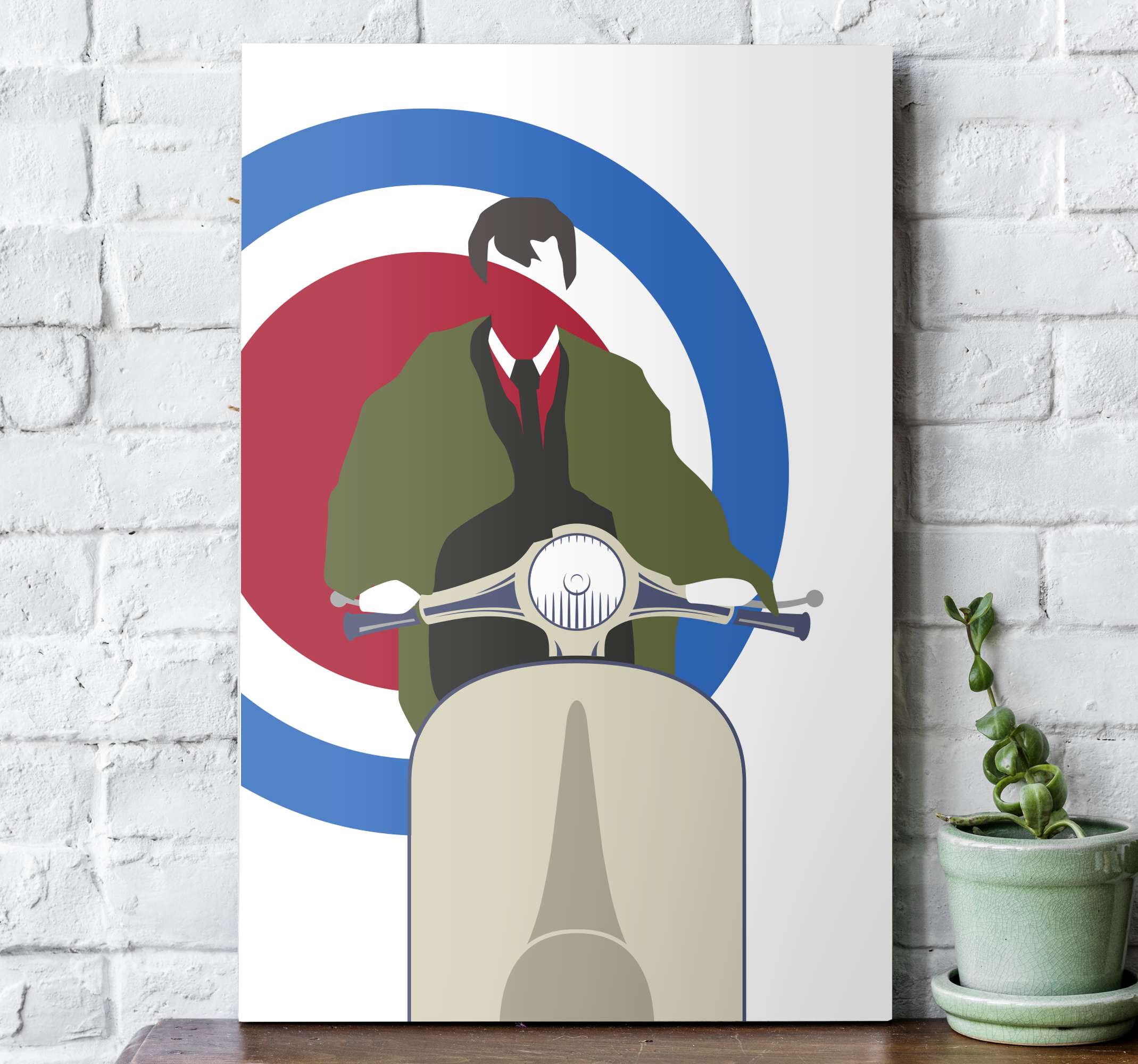 Mod culture poster vintage wall prints - TenStickers