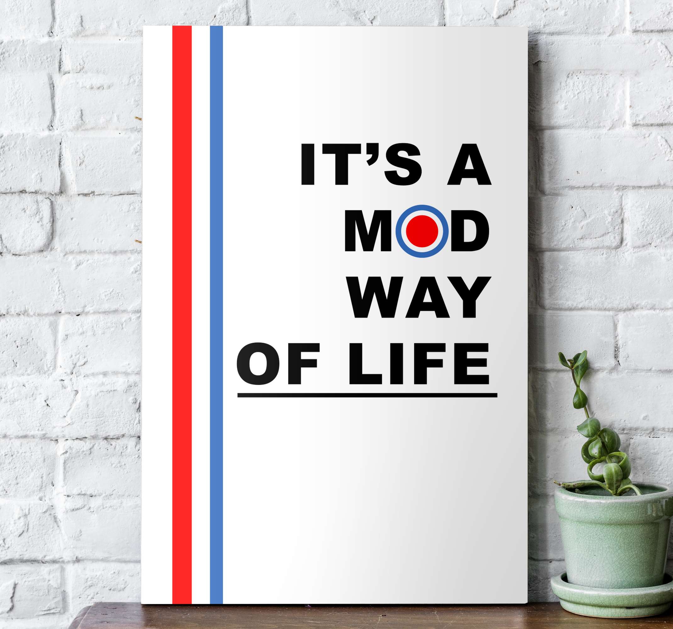 Mod Way of Life wall art quote prints - TenStickers