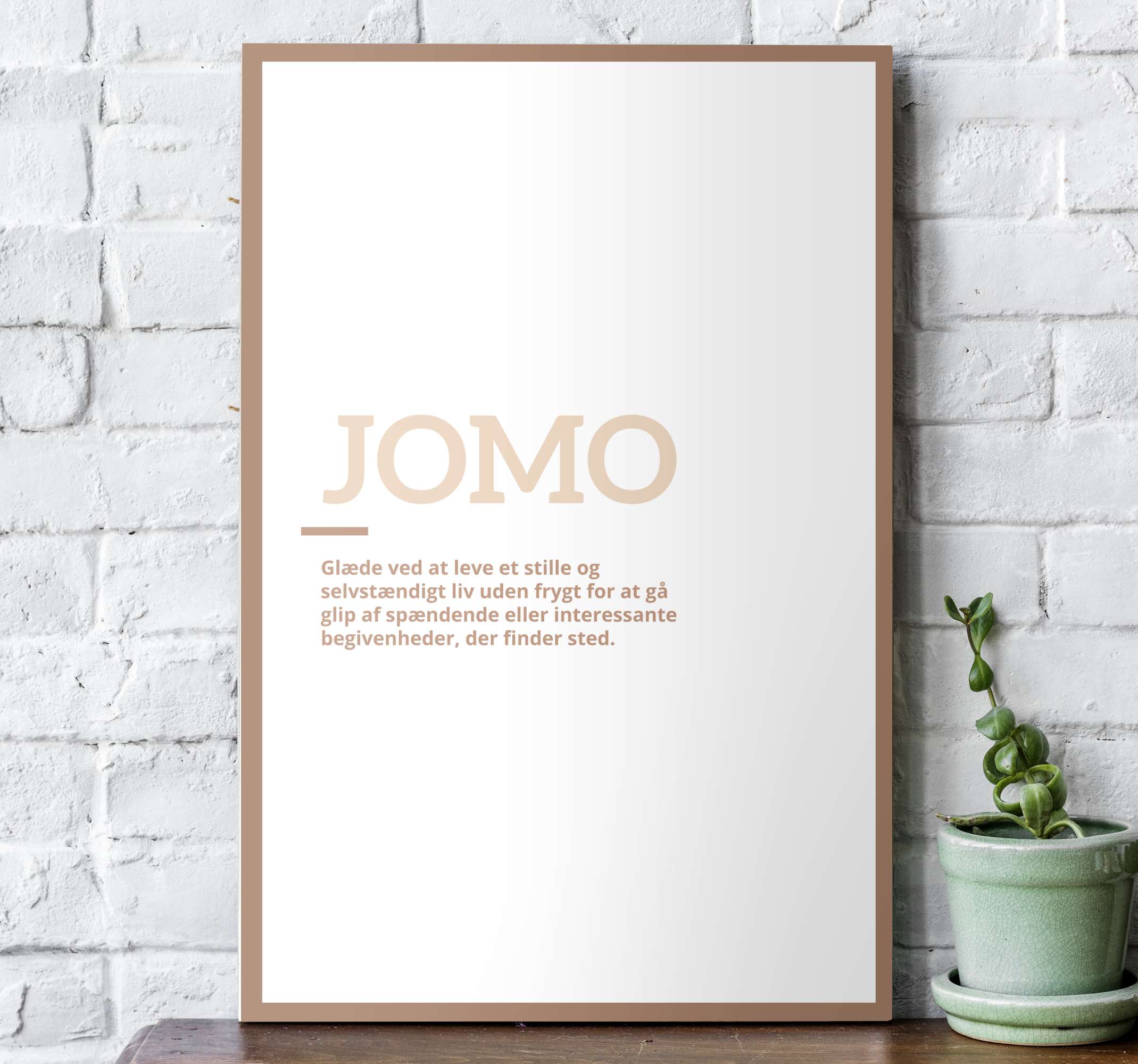 JOMO definition citat lærredsbillede - TenStickers