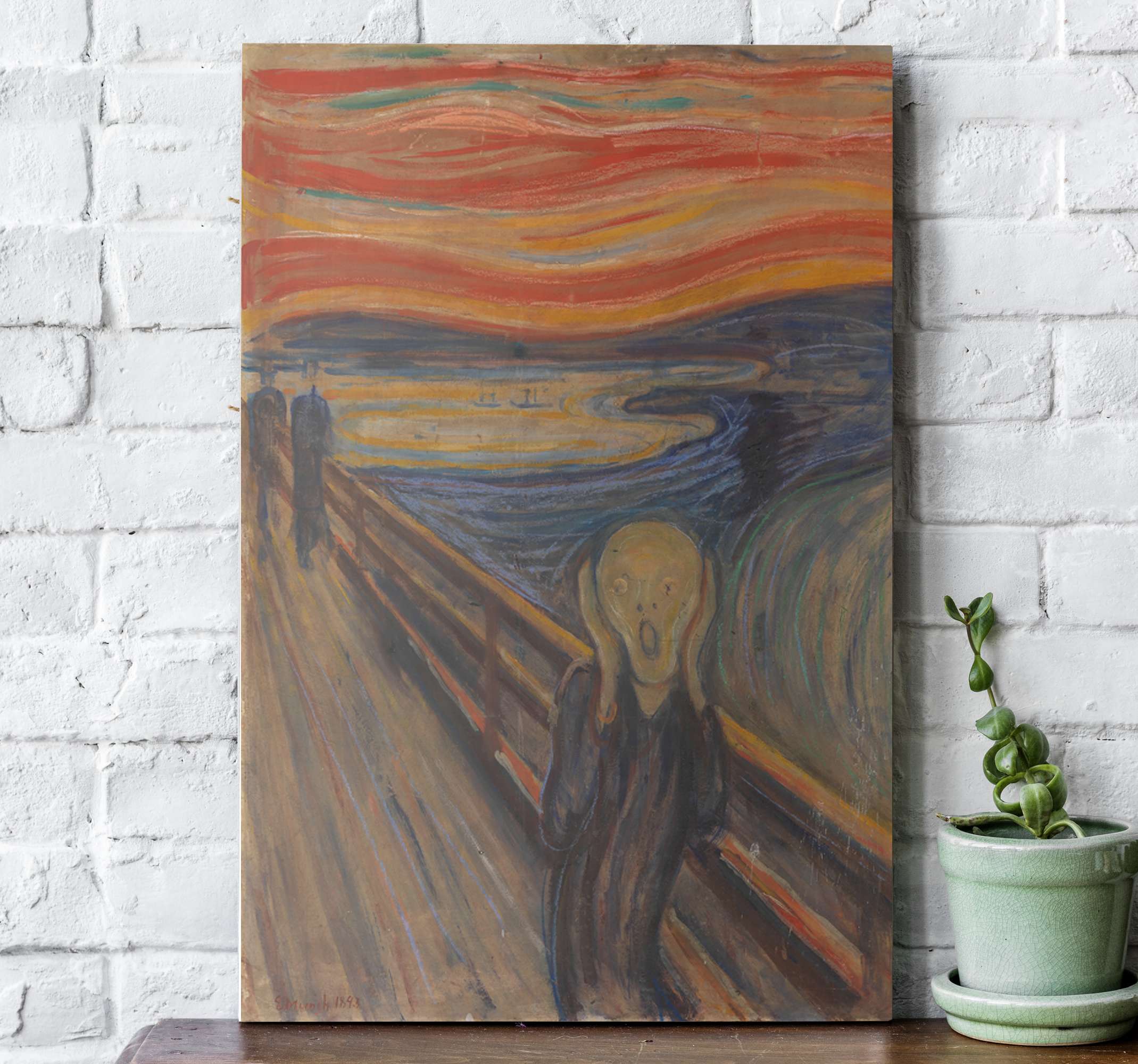 Tableau art Le Cri de Munch - TenStickers