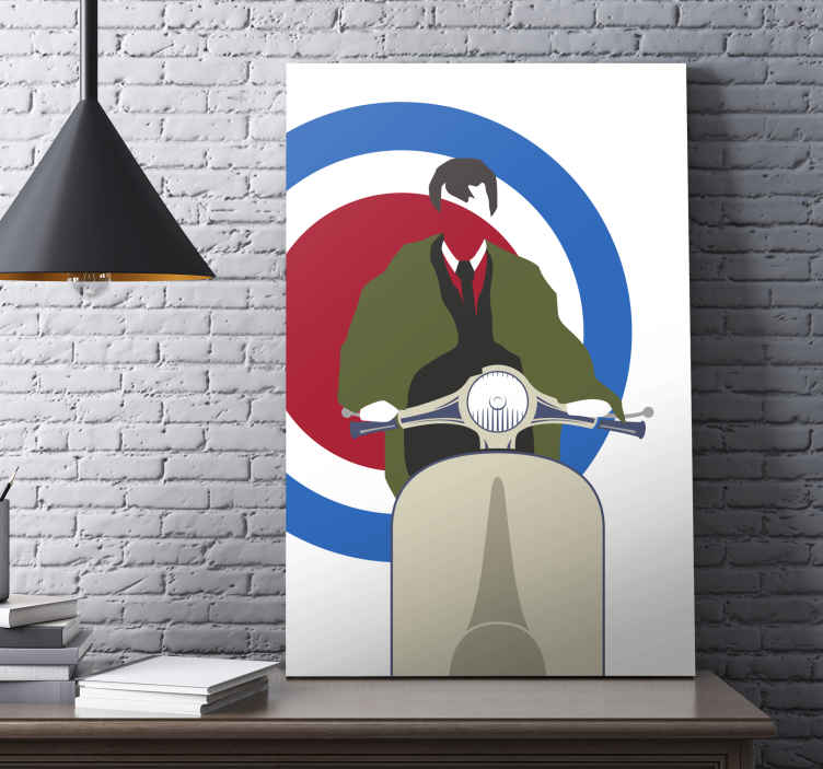 Mod culture poster vintage wall prints - TenStickers