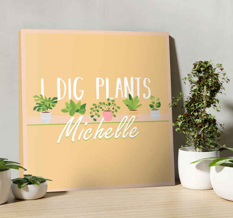 I Dig Plants Plant wall prints - TenStickers