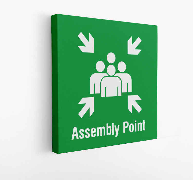 Assembly point canvas - TenStickers