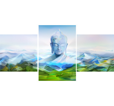 buddha tavla canvas - känn lugnet! - Tenstickers