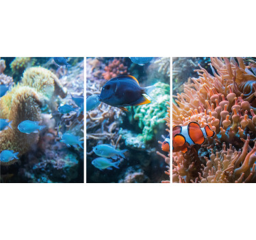 Belle collection de tableaux poisson - TenStickers