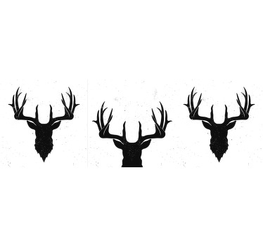 Elegáns szarvas vászon gyűjteménye - TenStickers