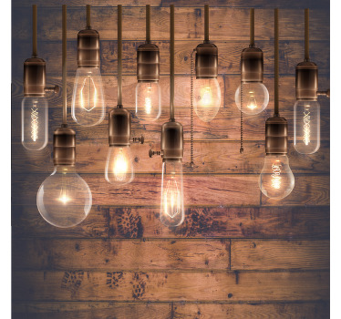 Colecție uimitoare de amprente rustice de pânză - TenStickers