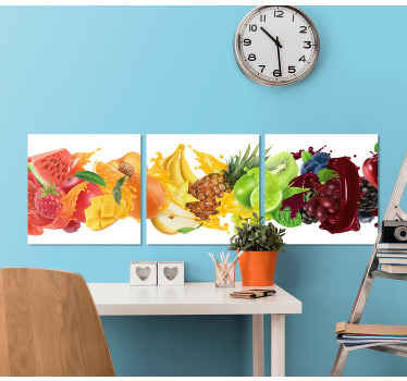 Original collection of fruits canvas prints - TenStickers