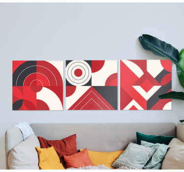 Catálogo de cuadros abstractos para decorar - TenVinilo