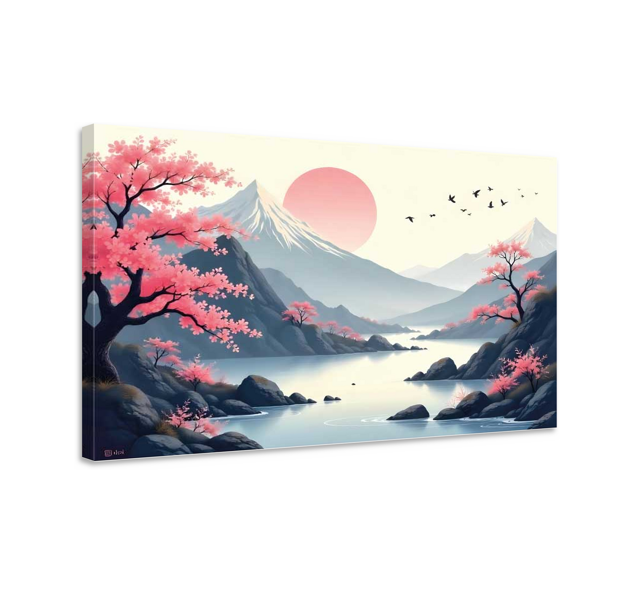 Japanese landscape art canvas