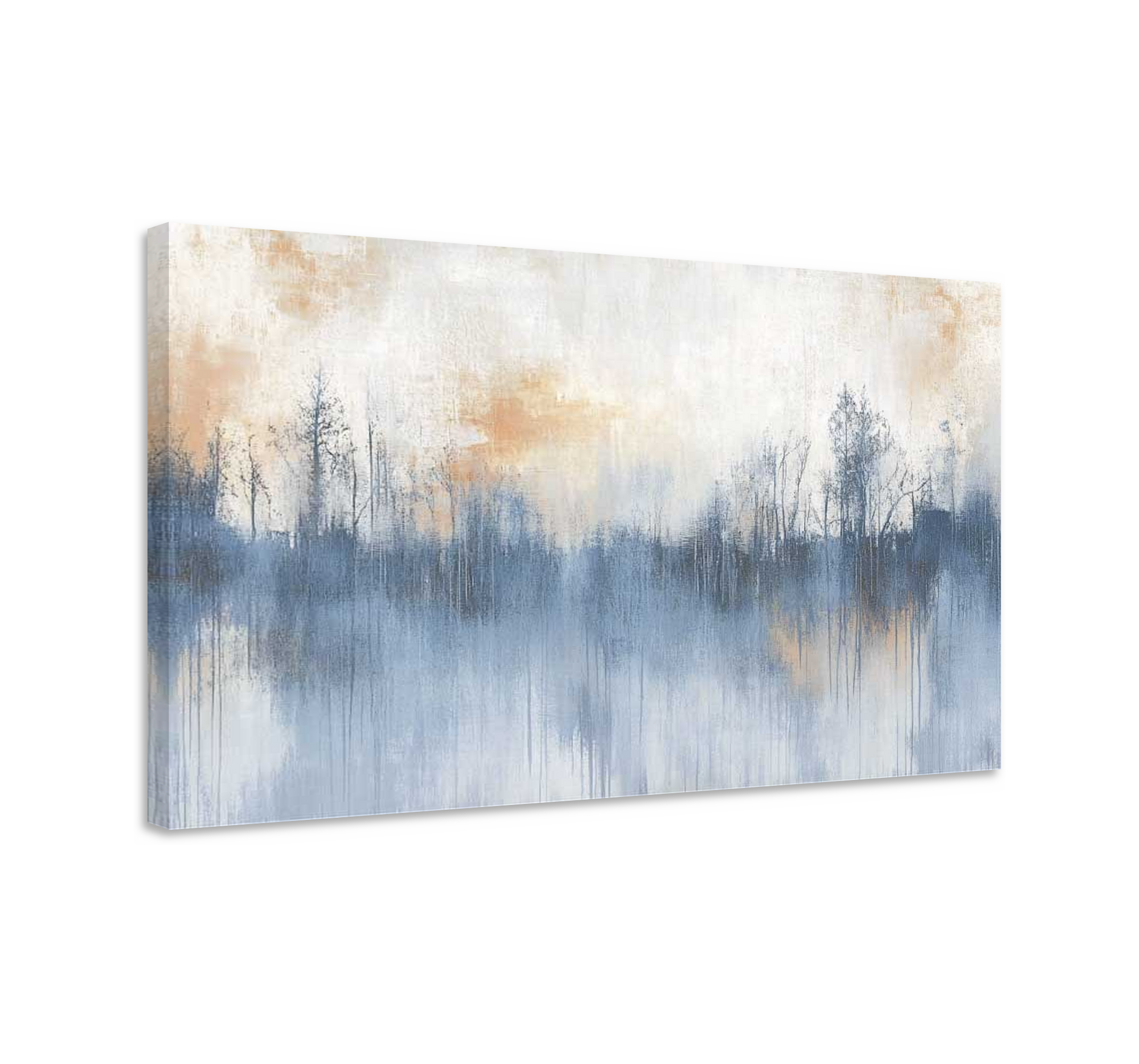 Artistic forest landscape canvas