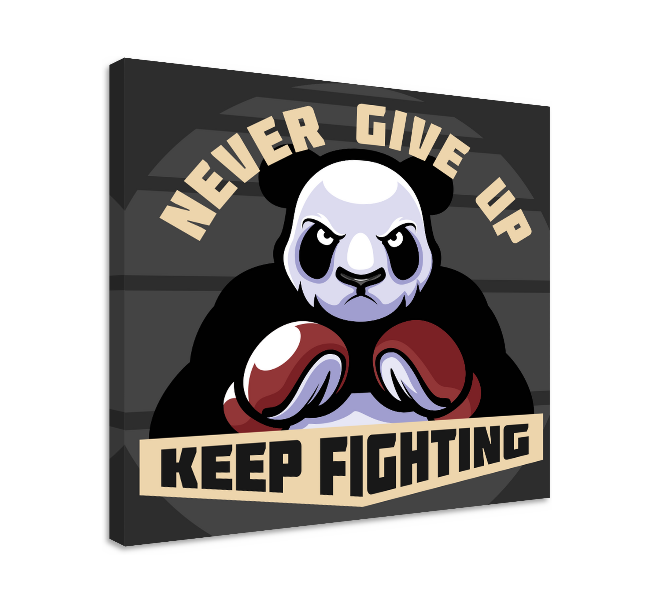 Quadro con animali e insetti motivazione del panda boxing