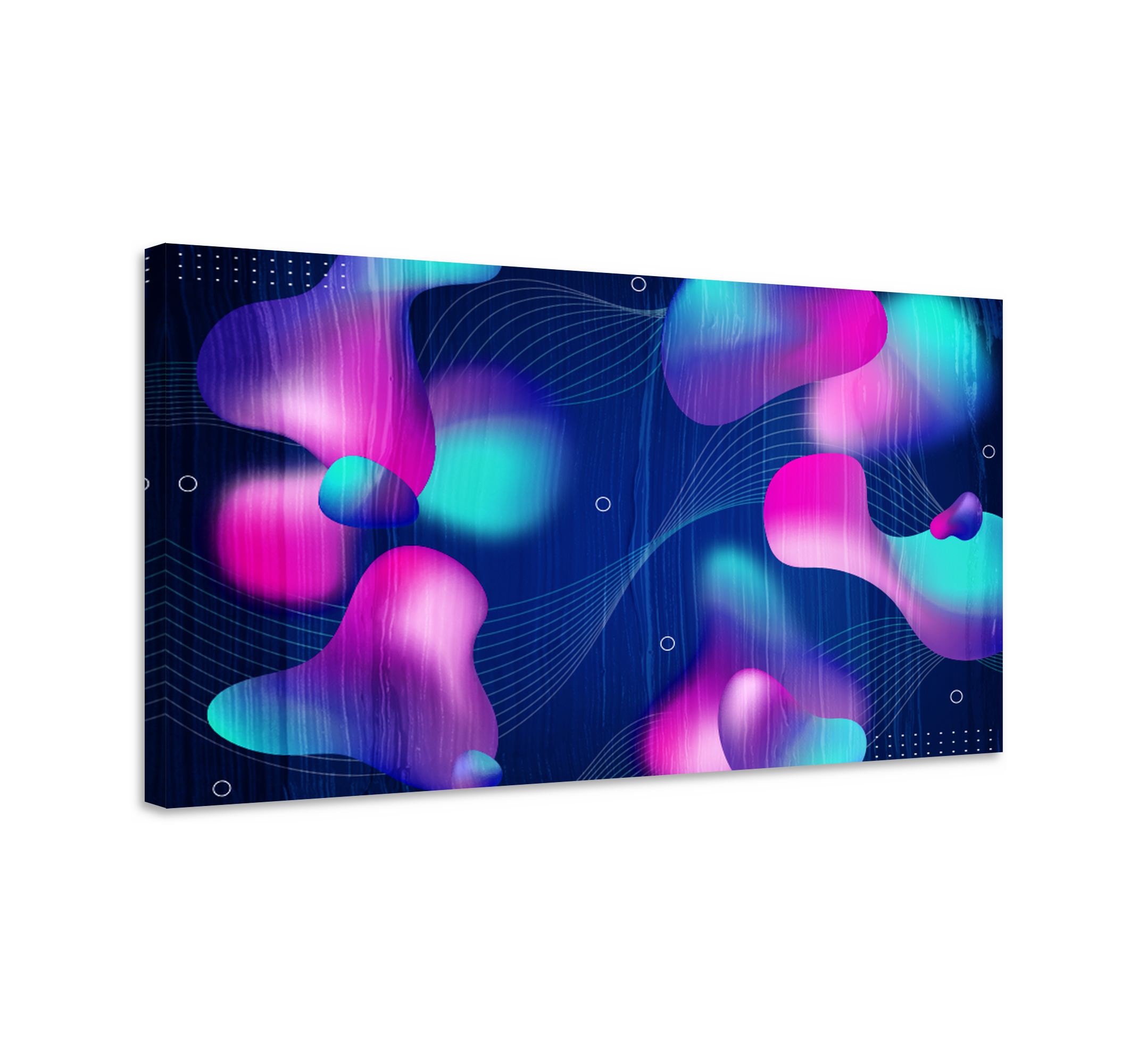 Moderne flydende kunst gradienter lærredskunst - TenStickers