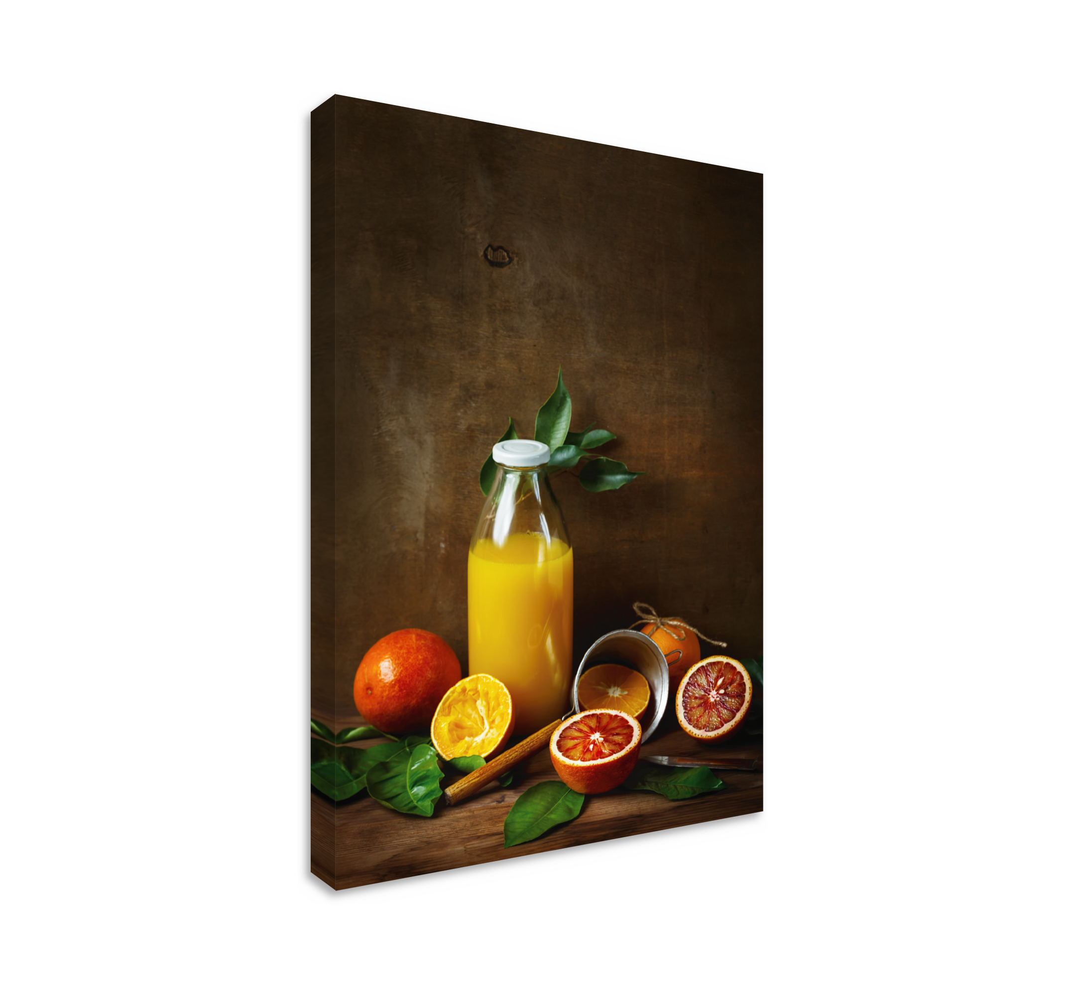Cuadro de bodegones Porcelana y cáscara de naranja - TenVinilo