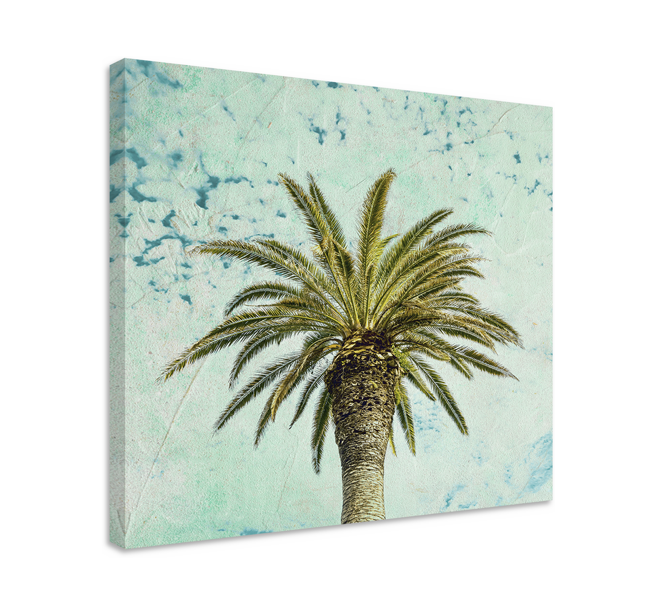 Retro palm tree design wall prints for living room - TenStickers