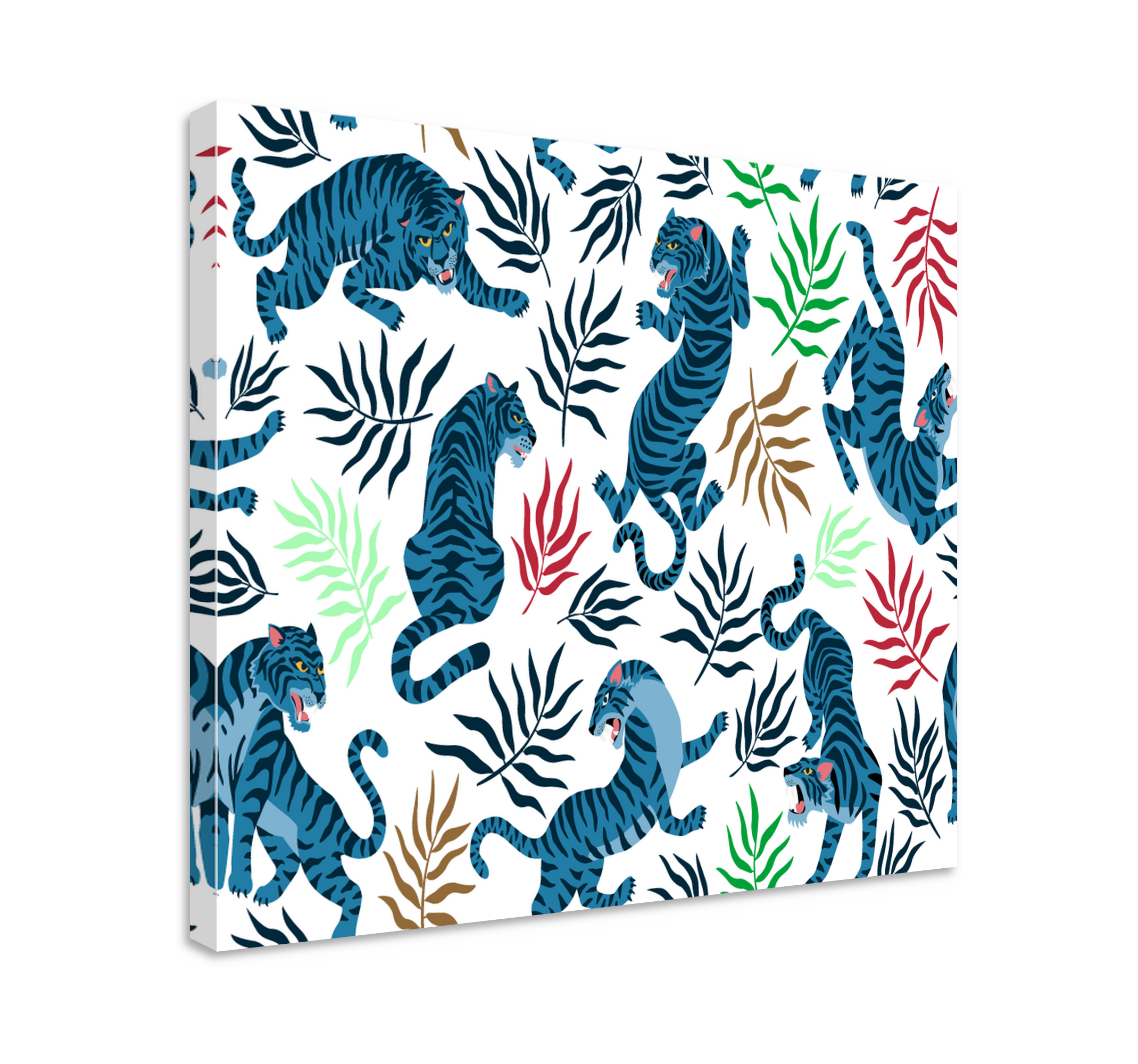 Atogrąžų tigro raštas Drobė gyvunais