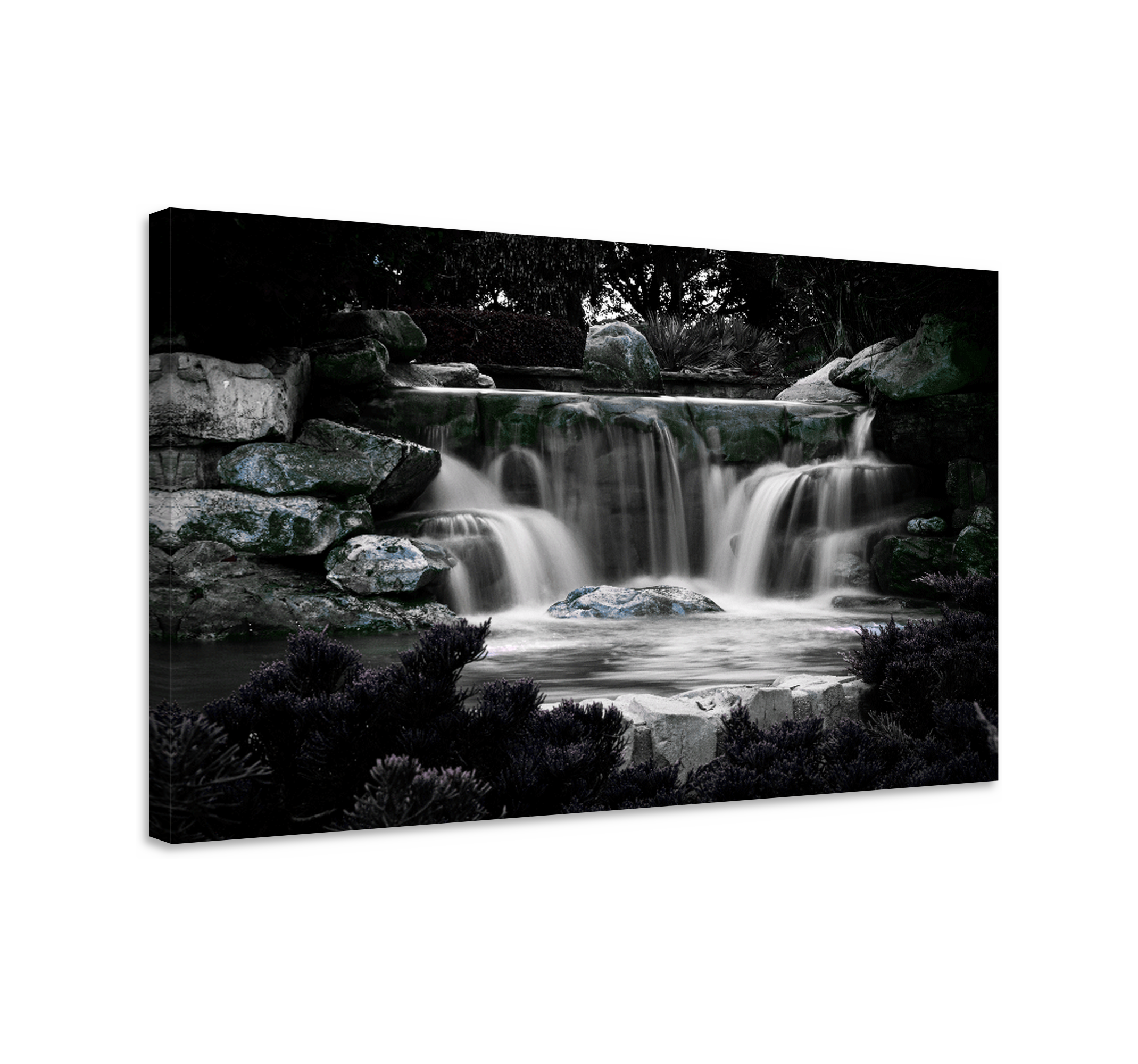 Nature Scenery Waterfall landscape wall canvas - TenStickers