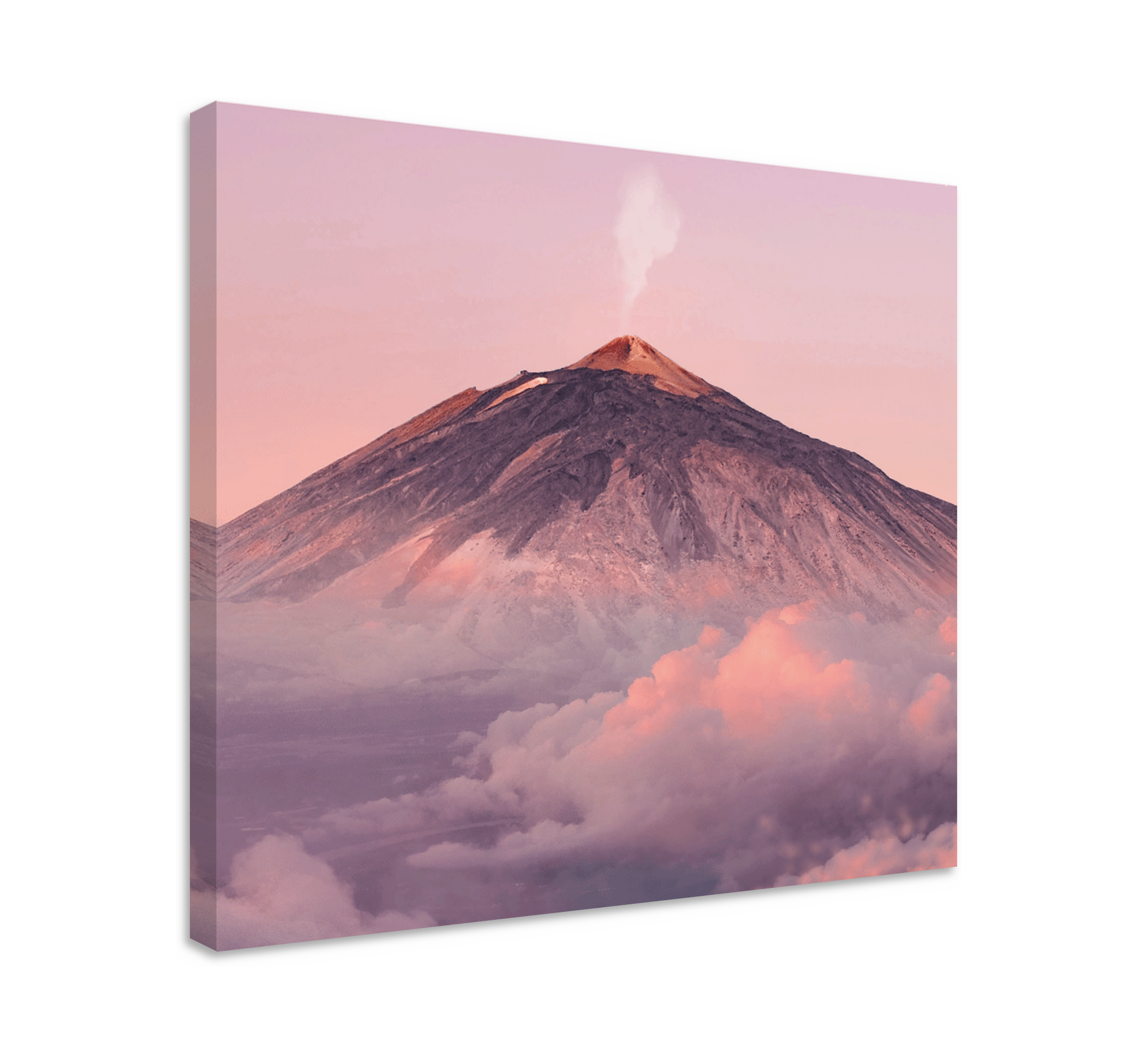 Active Volcano Eruption landscape canvas