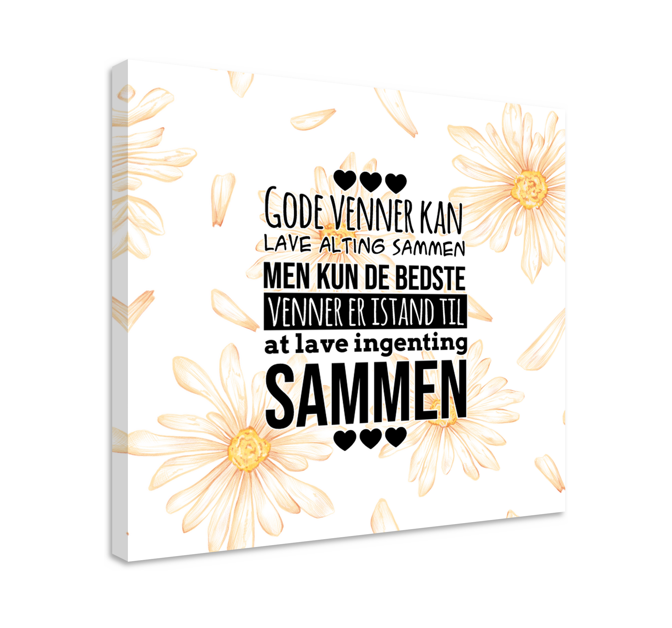Quote- gode venner kan lave alting sammen wall art quote prints ...