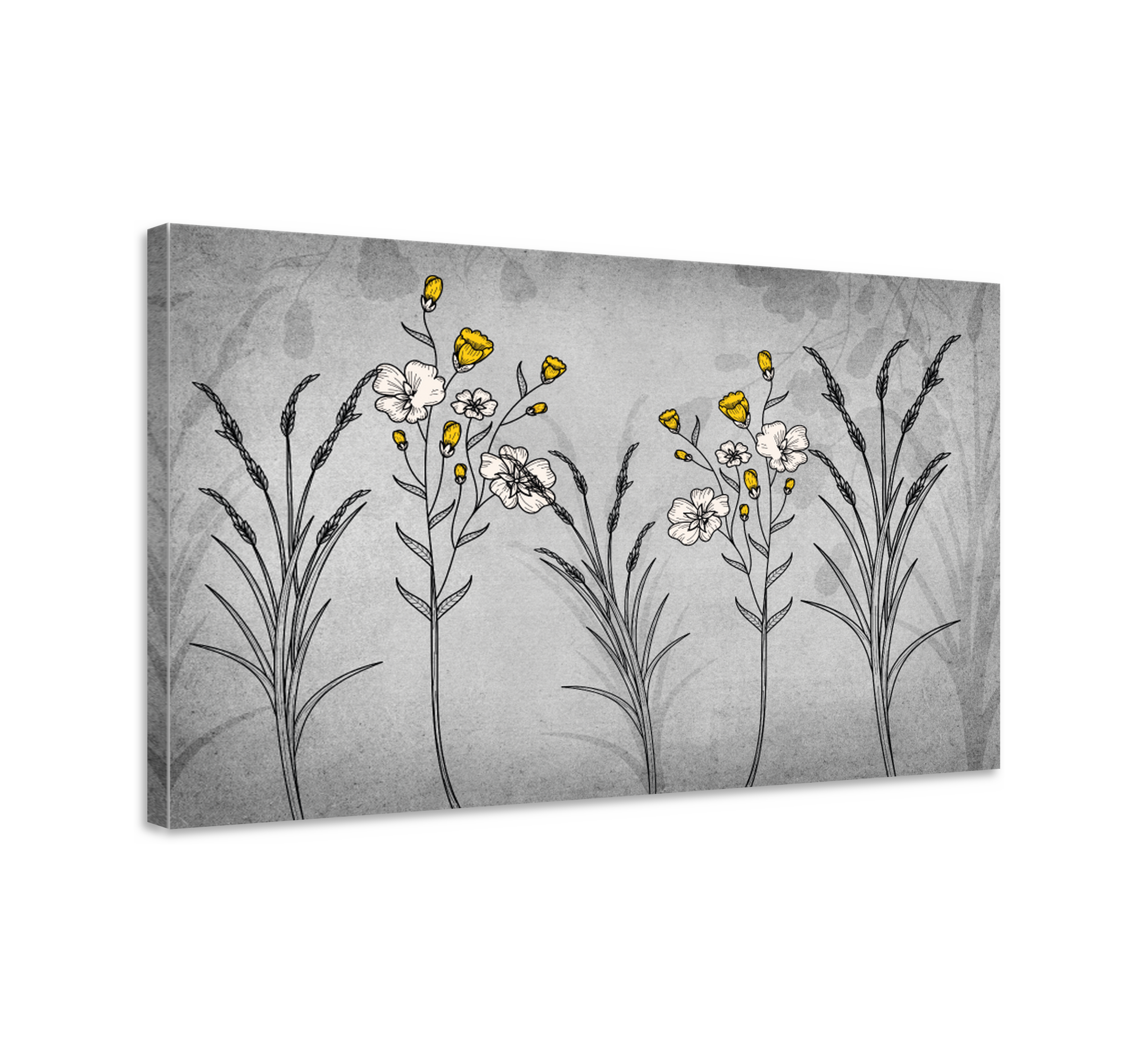 Tableau fleurs et plantes conception florale botanique