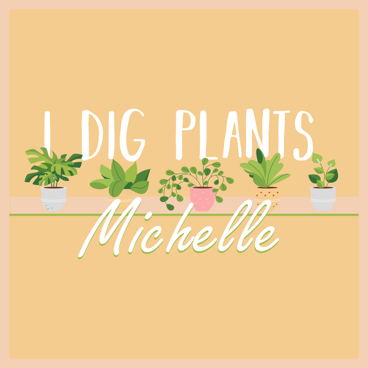 I Dig Plants Plant wall prints - TenStickers