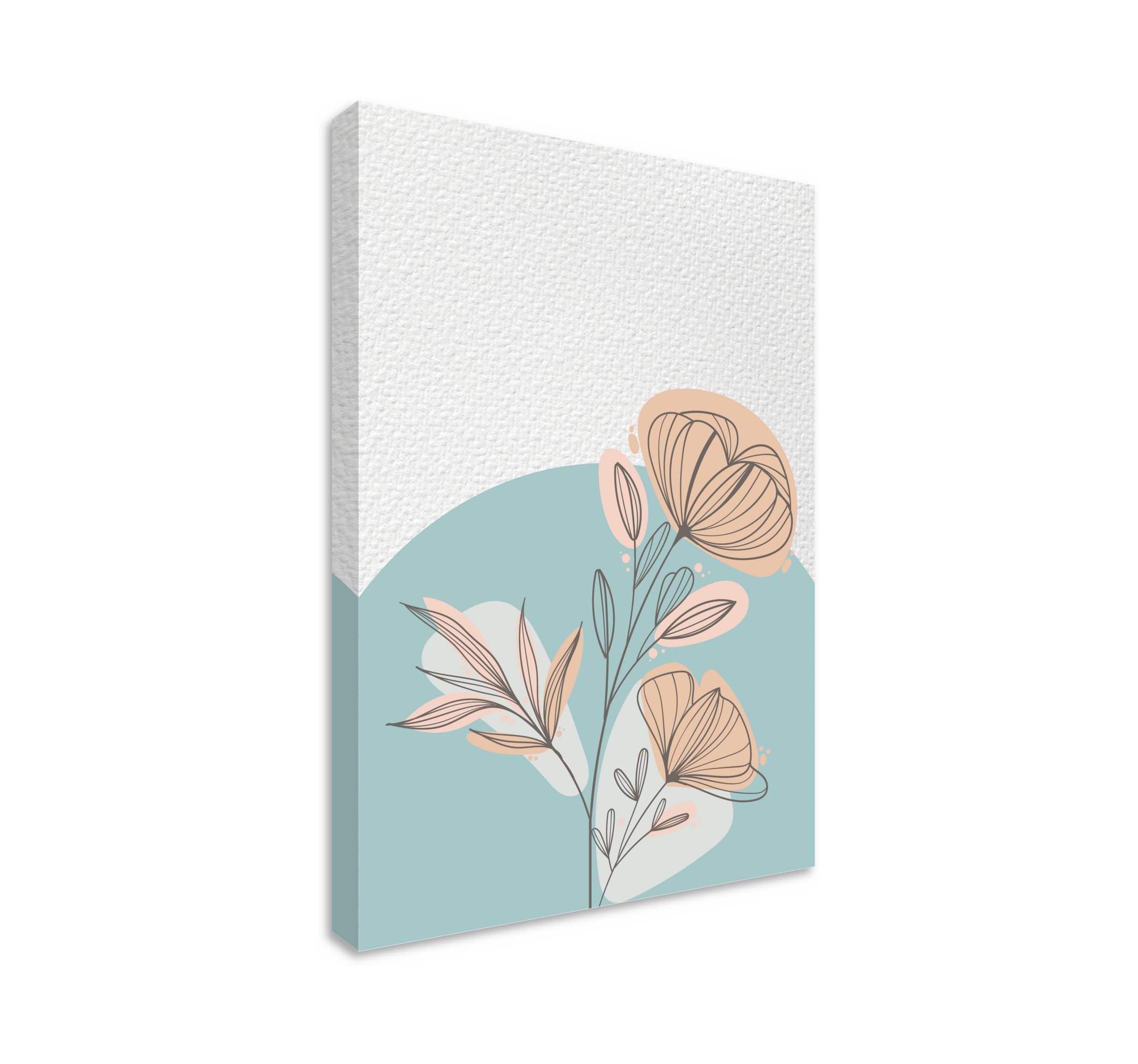 Quadro de flores arranjo elegante estilizado