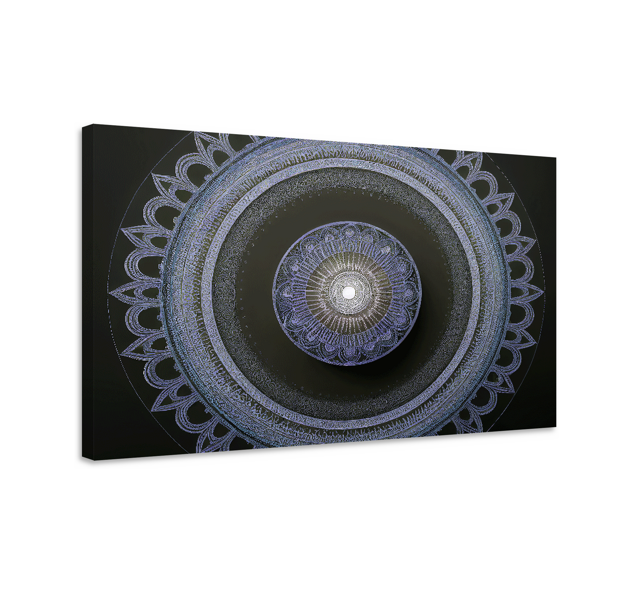 Tableau mandala zen bleu - TenStickers