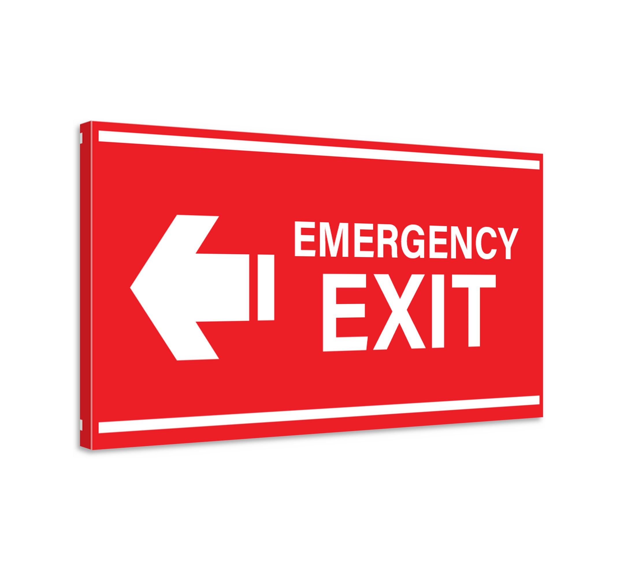 Evacuation Sign canvas print - TenStickers