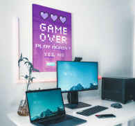 Game over teen canvas prints - TenStickers