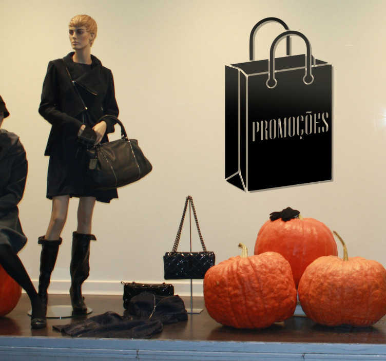 Autocolante compras promoções - TenStickers