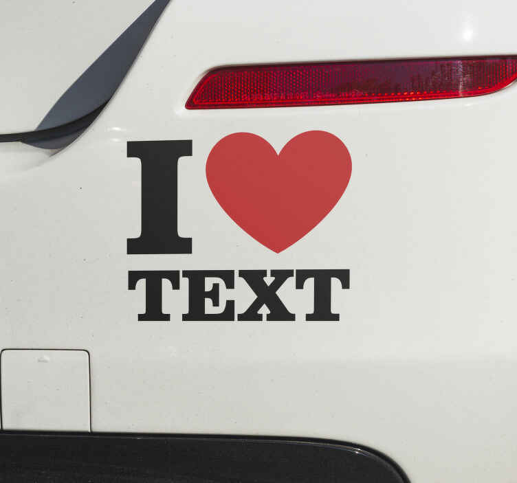 klistermærke til bil