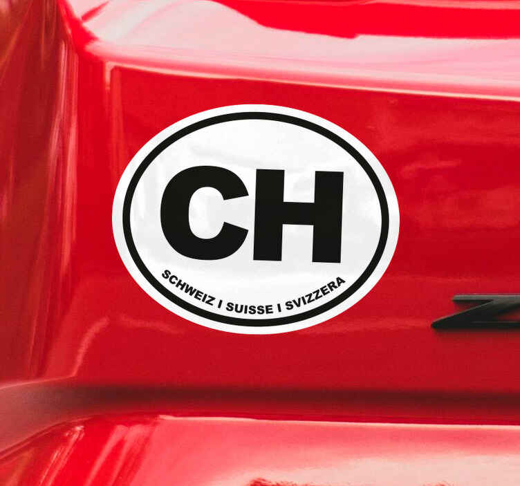 Autoaufkleber CH Symbol