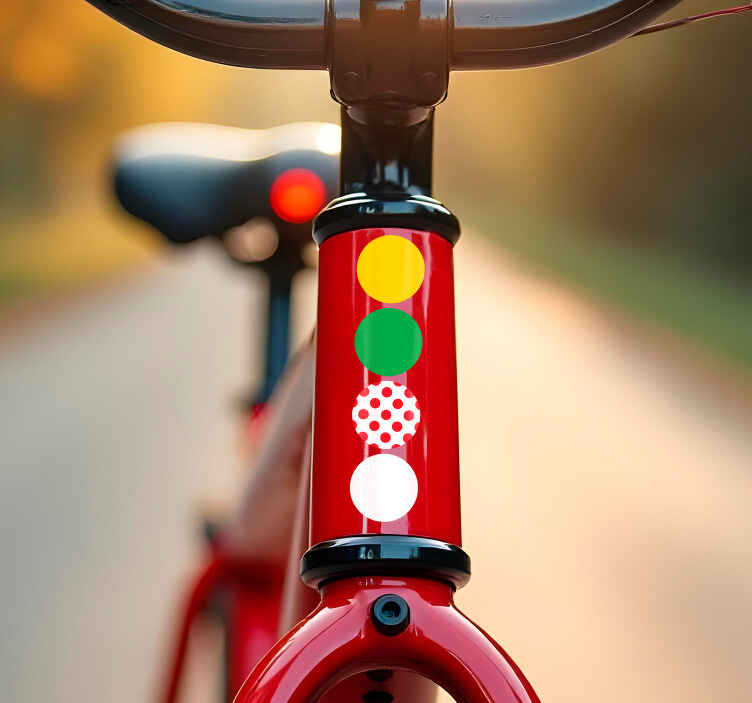 Cycling jersey 4 colors bike sticker