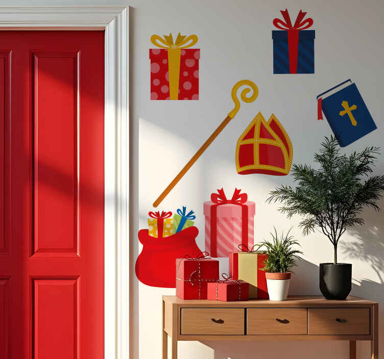 cadeau sticker pack sinterklaas sticker