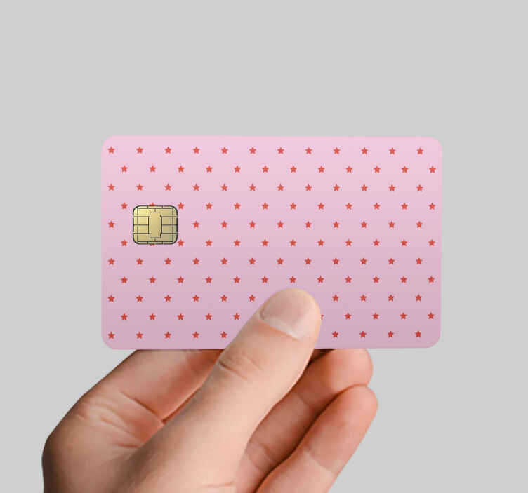 Sterren rood pinpas sticker