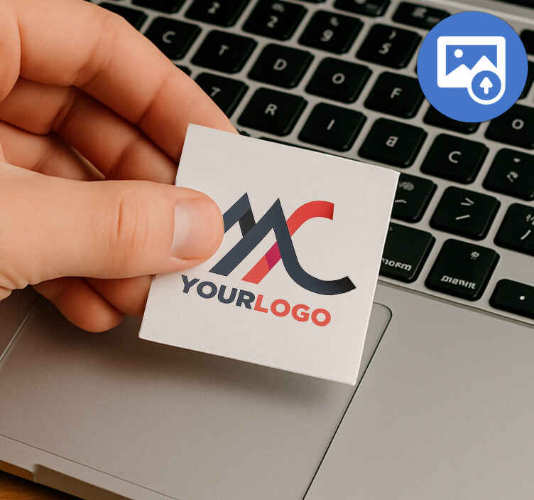 Business logo customisable sticker