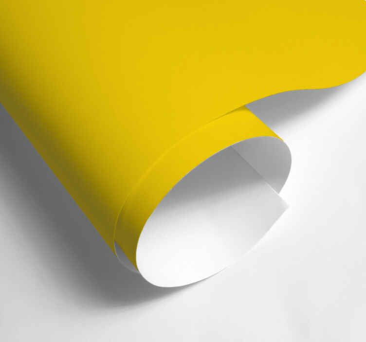Matte Bright Yellow plain sticker