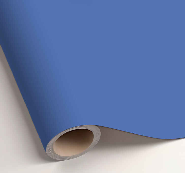 Matte Blue plain sticker