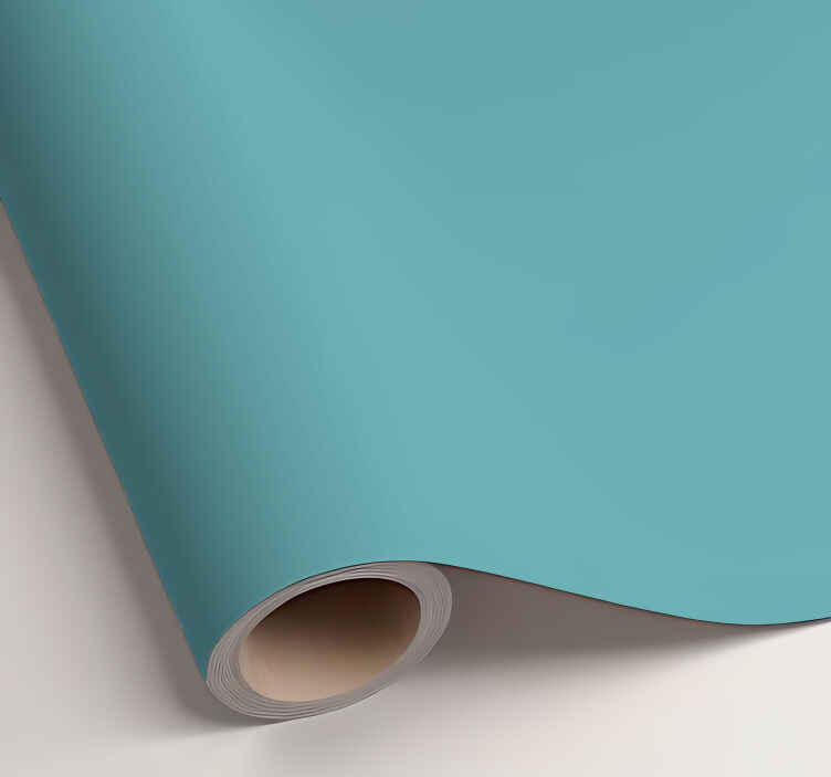 Matte Medium Turquoise plain sticker